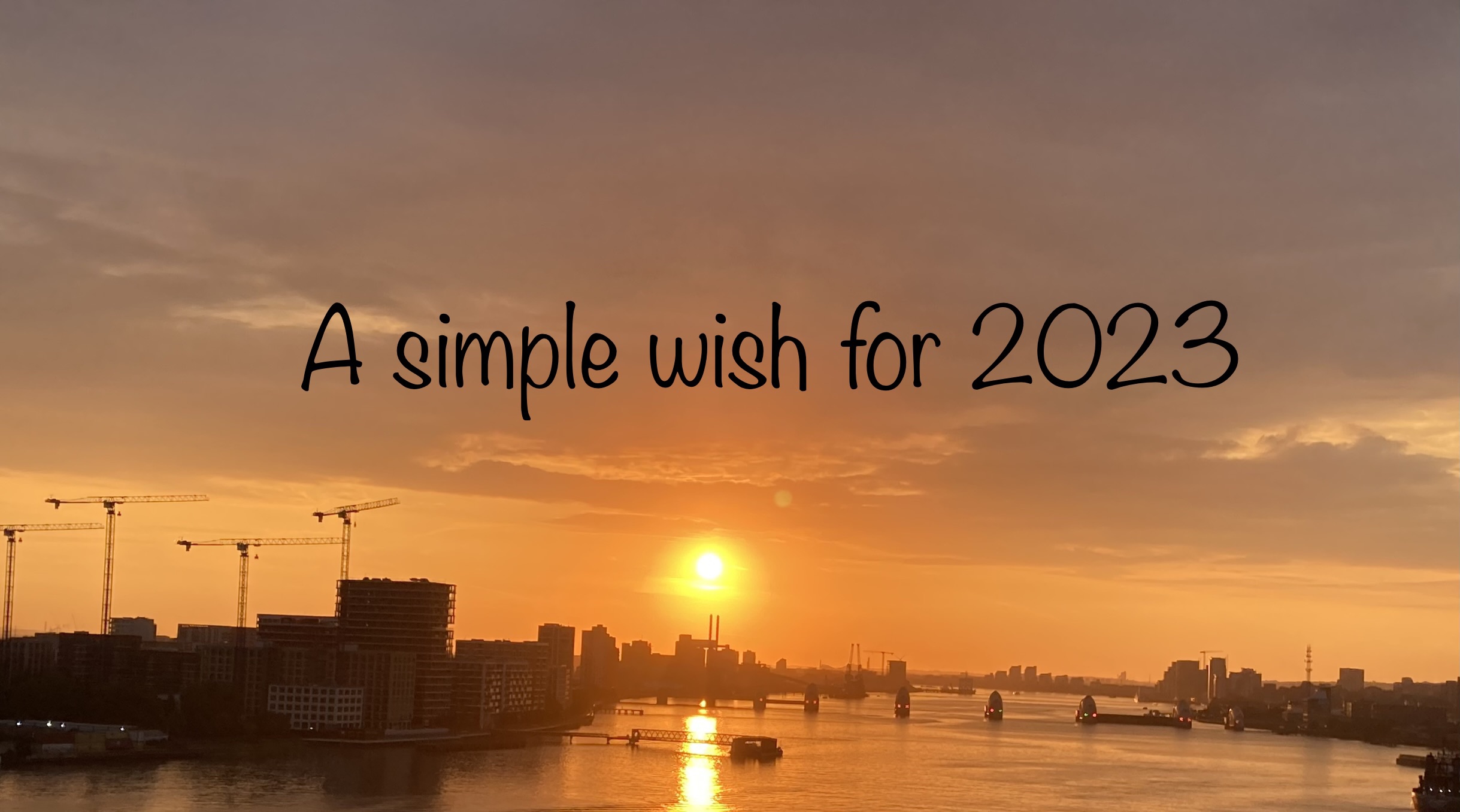 A simple wish for 2023 – HELEN MARTIN BLOG